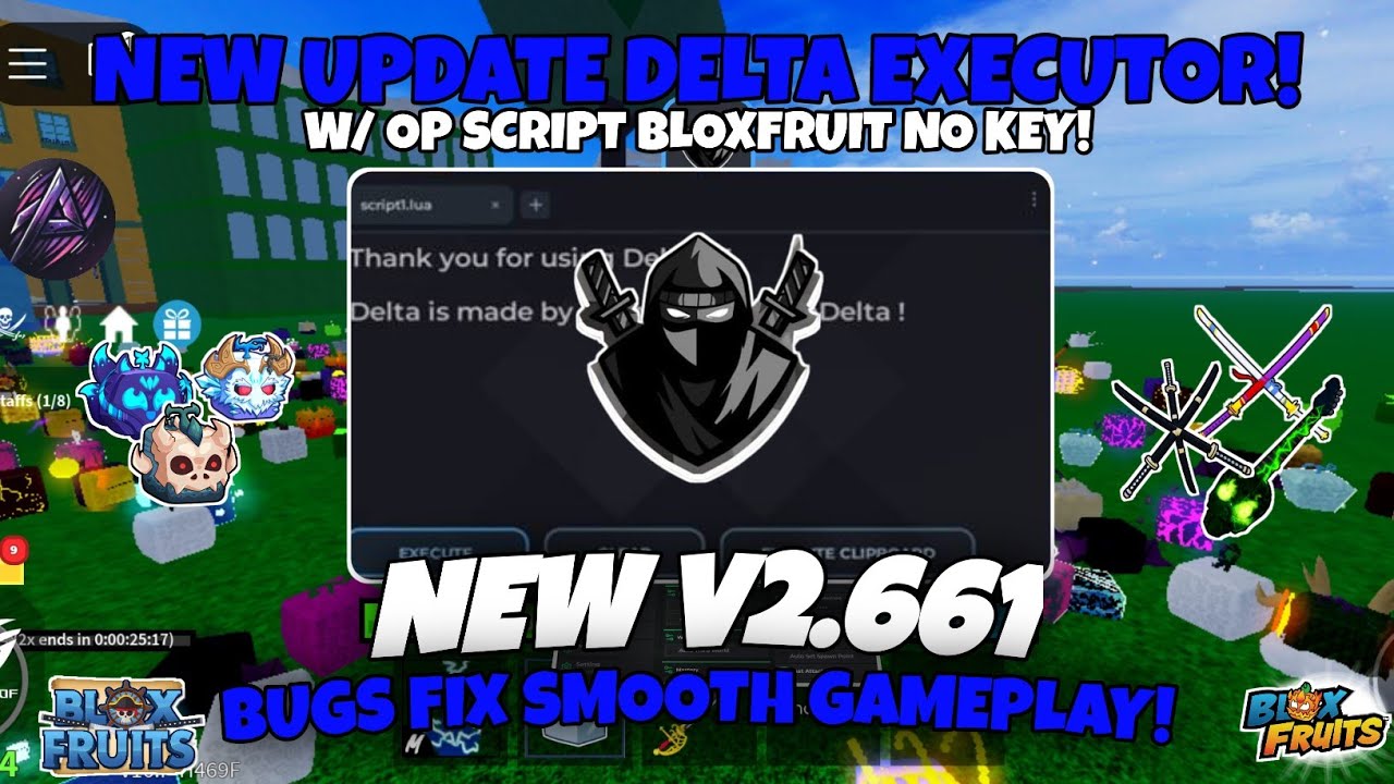 [NEW] Delta Executor Update V2.661! W/ OP SCRIPT BLOXFRUIT FREE | BUGS ...