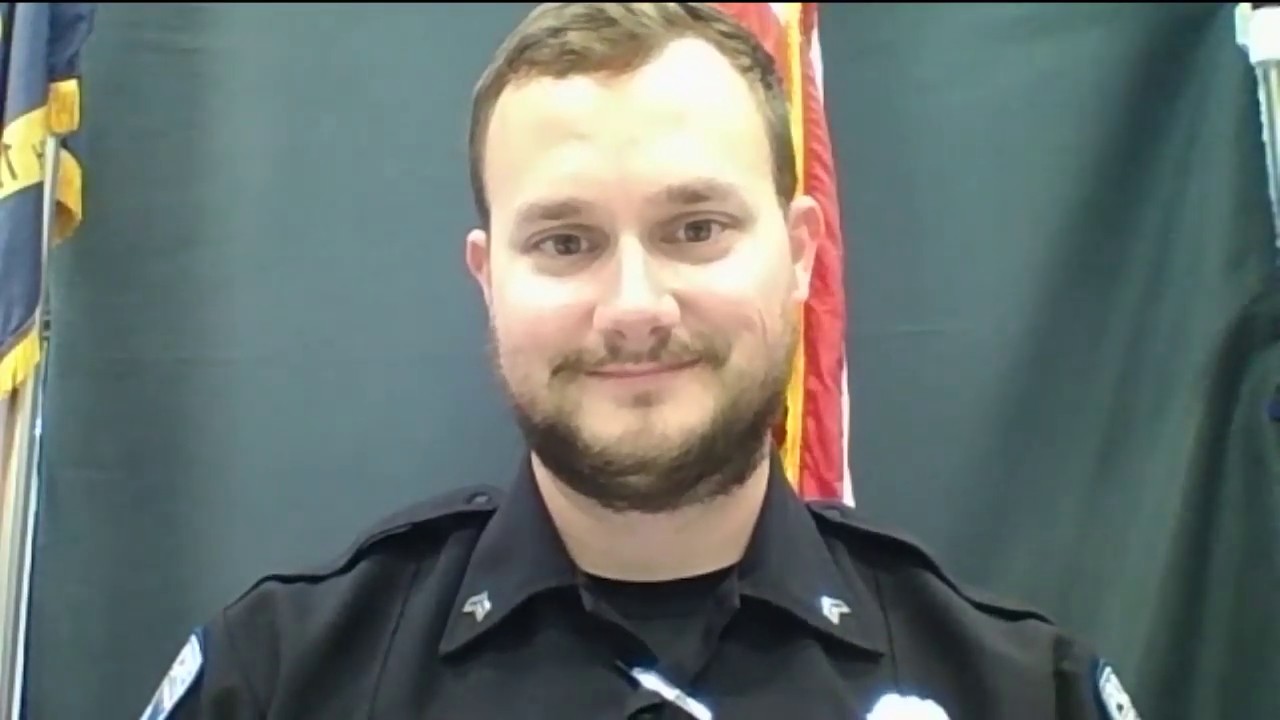 Cpl. Jeremy Sapp, Cornelius PD - Hough Career Expo - YouTube