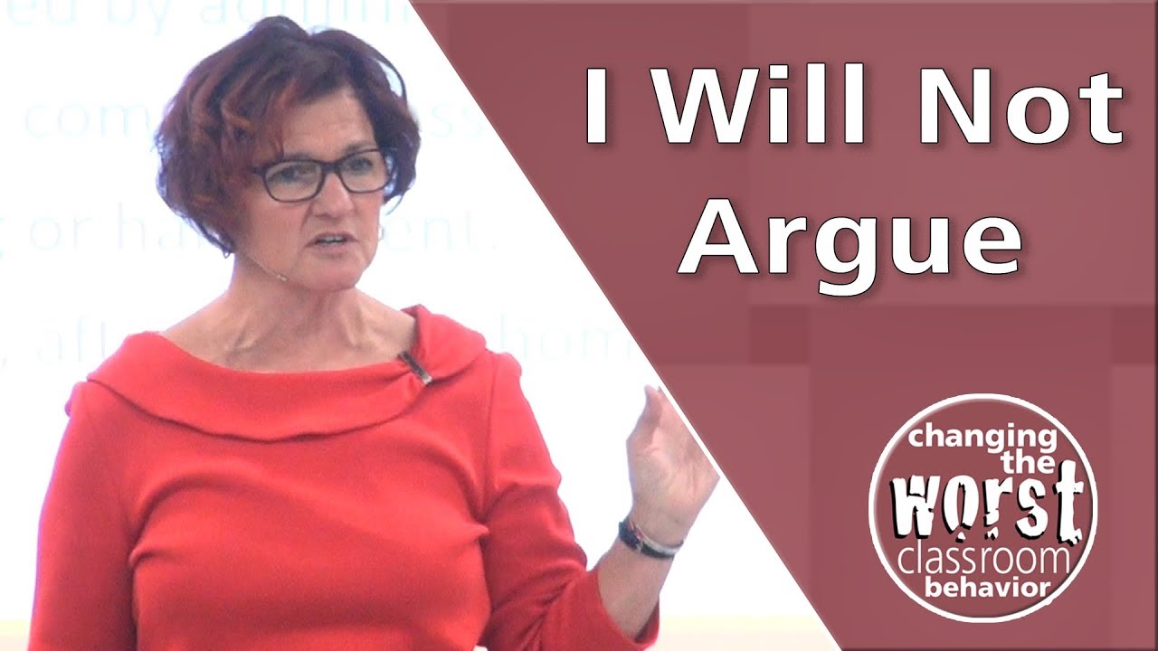 How I Avoid Arguments with Students - YouTube