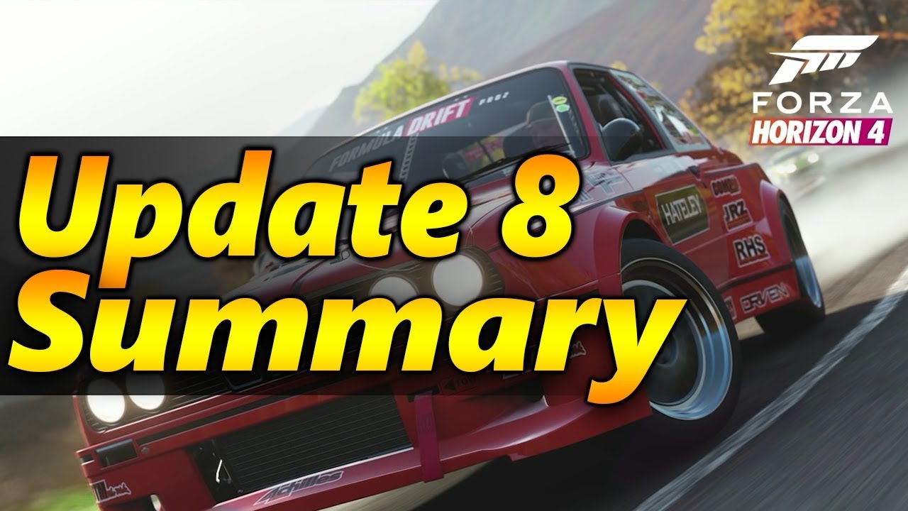 What is the new forza horizon 4 update - pieaceto