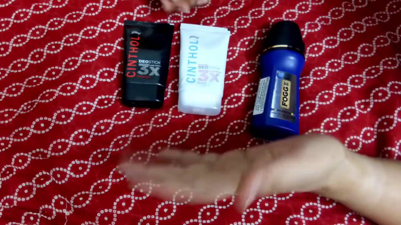Cinthol Deo Stick and fogg Roll on deo - YouTube