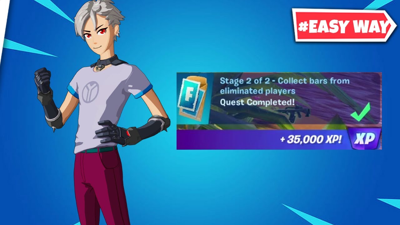 How to Collect bars from eliminated players | HUNT N PLAY | Fortnite # ...