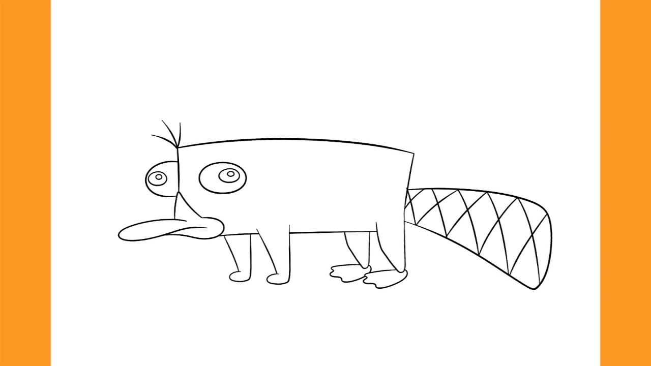 How To Draw Baby Perry The Platypus