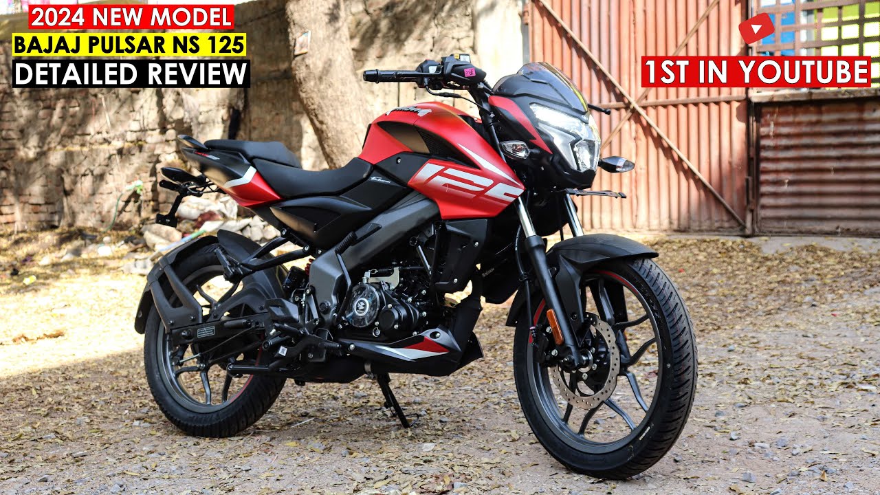 Finally All New 2024 Pulsar NS125 LED Headlight RED Details Review - On ...