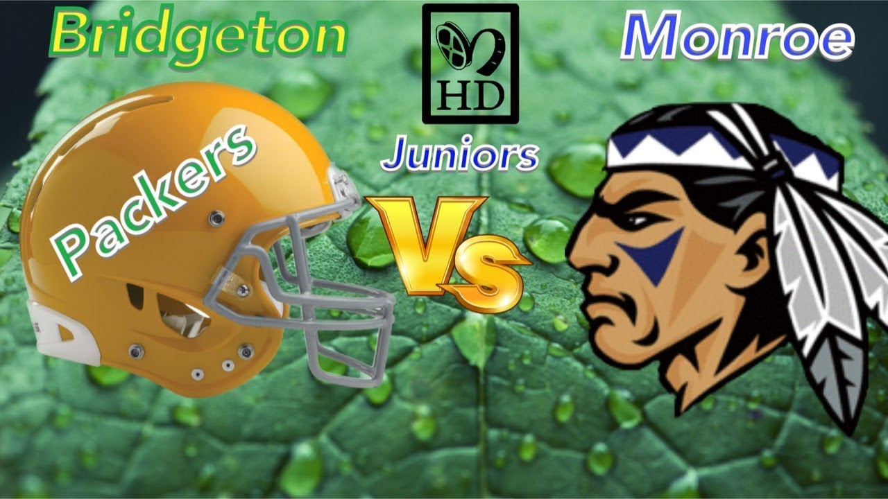 Juniors Monroe Braves Vs Bridgeton Packers football - YouTube