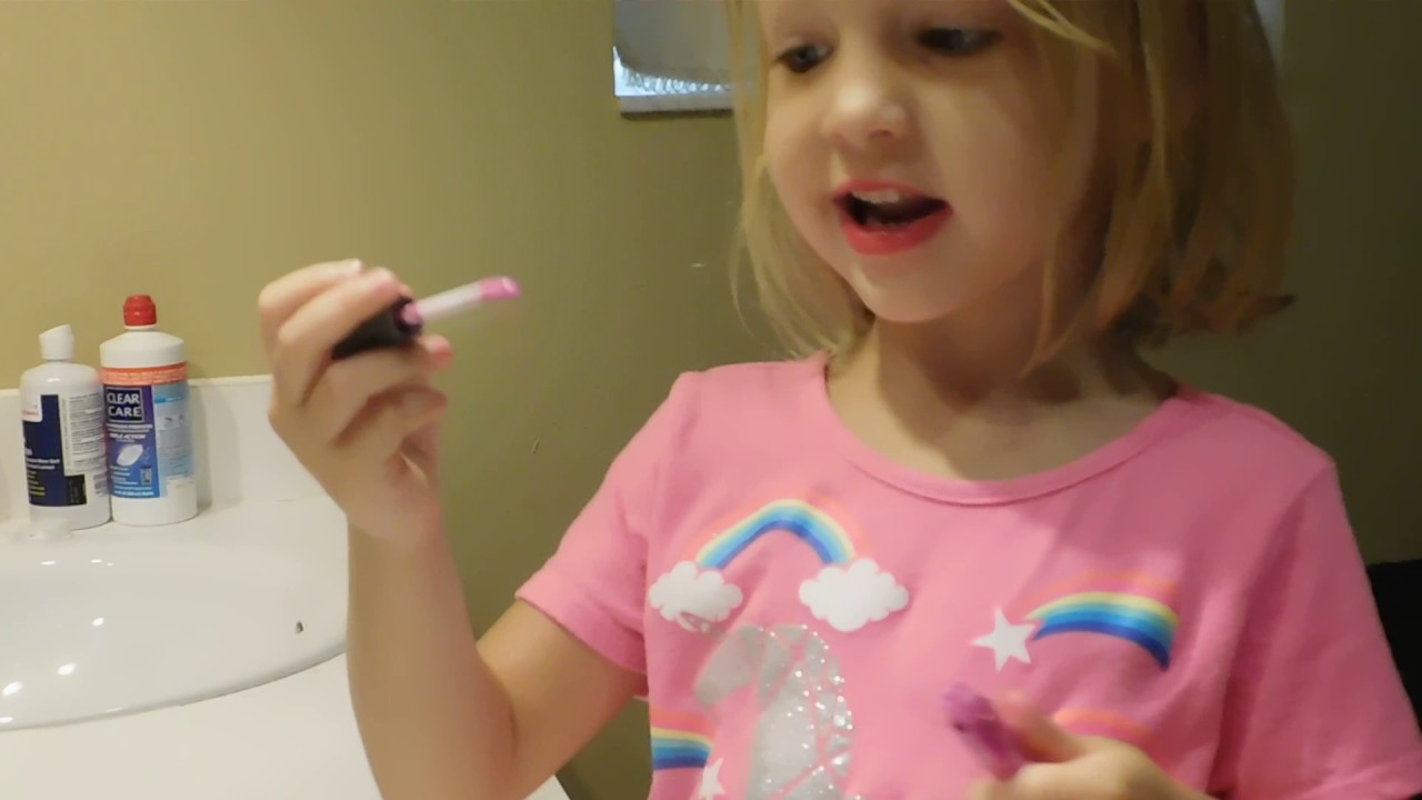 5 year old Elise makeup tutorial - YouTube