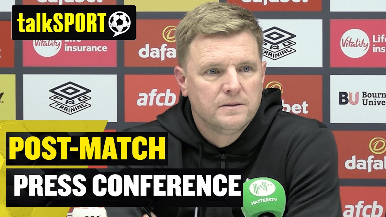 Eddie Howe was NOT HAPPY after Newcastle's 2-0 loss to Bournemouth! 😠 ...