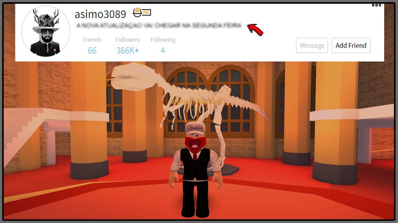 O ASIMO3089 REVELOU QUANDO VAI LANÇAR O NOVO MUSEU NO JAILBREAK ...