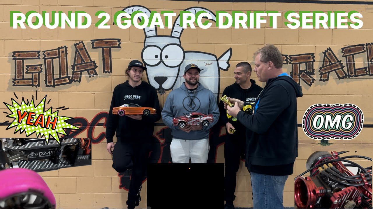 round 2 drift hardtuned Rc Drift series - YouTube