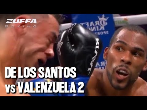 Edwin De Los Santos vs Jose Valenzuela 2 Fight / Highlights
