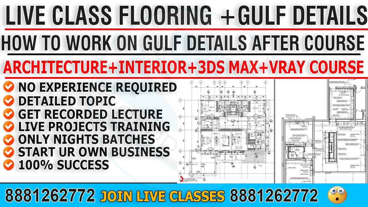 Live Class Students Interior Batch Flooring Layout Detailed Topic Like A Professional Designer ...