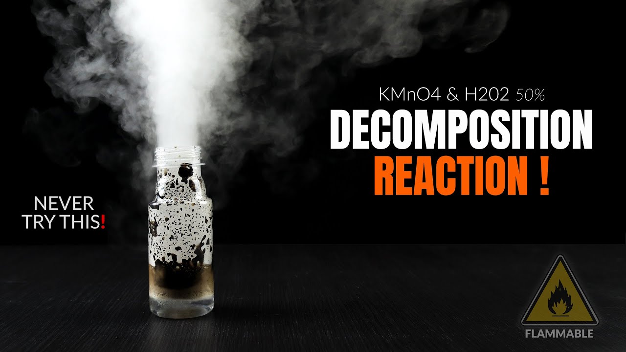 Potassium Permanganate And Hydrogen Peroxide Decomposition Reaction