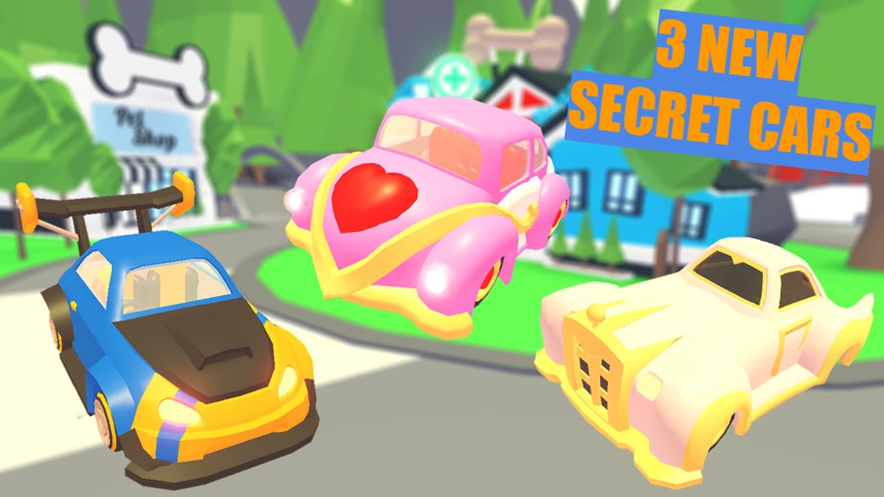3 NEW SECRET CARS IN ADOPT ME! (Roblox Adopt Me) - YouTube
