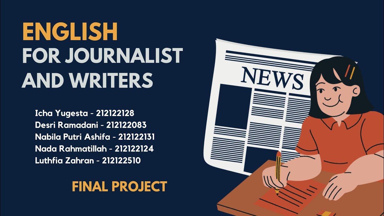 Final Project - English for Journalist and Writers - YouTube