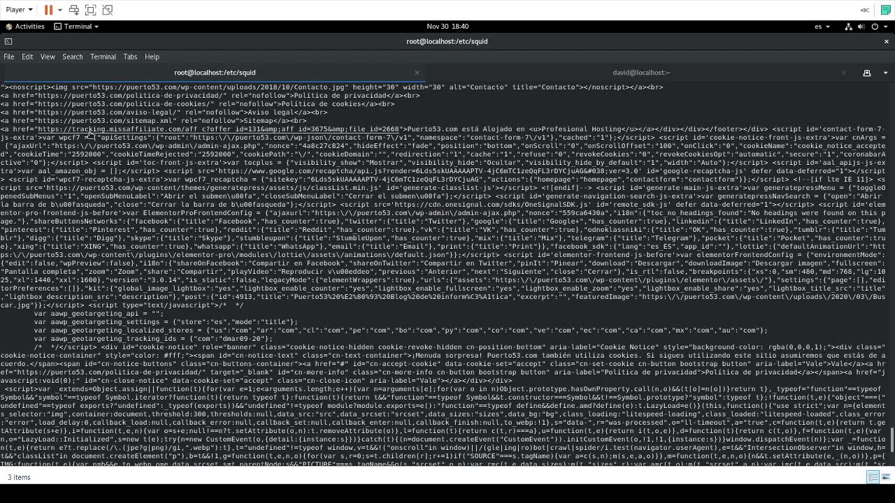 Configuración del proxy SQUID en Linux - YouTube