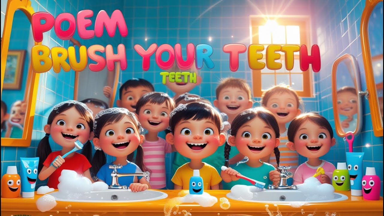 🪥 Brush Your Teeth 🦷🎵 | Fun & Easy Poem for Kids! 😄👶 - YouTube