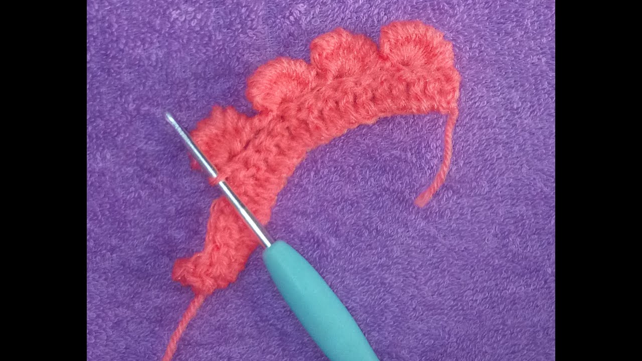 very easy and cute edging for all projects - YouTube