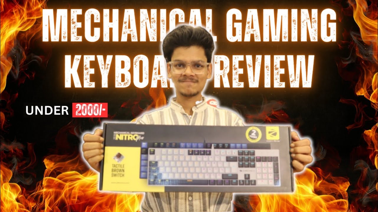 Premium Mechanical Keyboard for Just ₹2000 in India | Zebronics Nitro ...