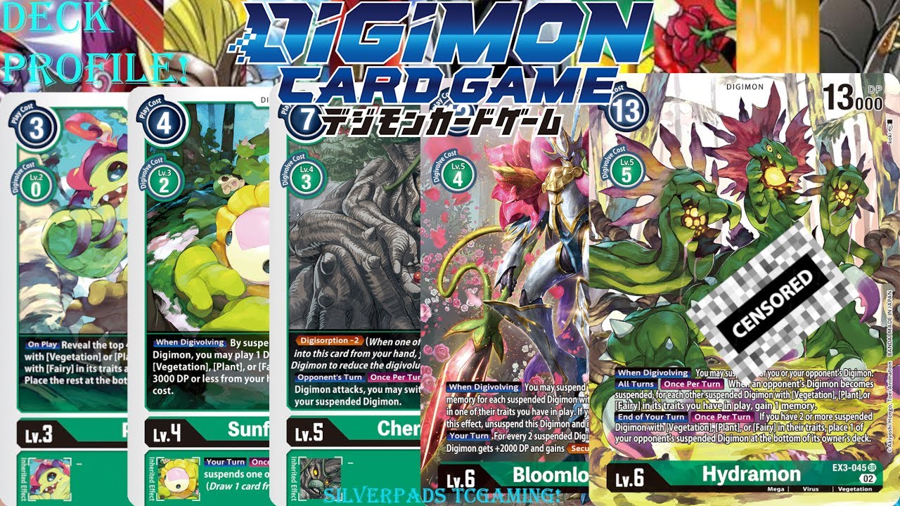 Digimon TCG EX3 Store Championship 2nd Place Bloomlord Deck Profile ...