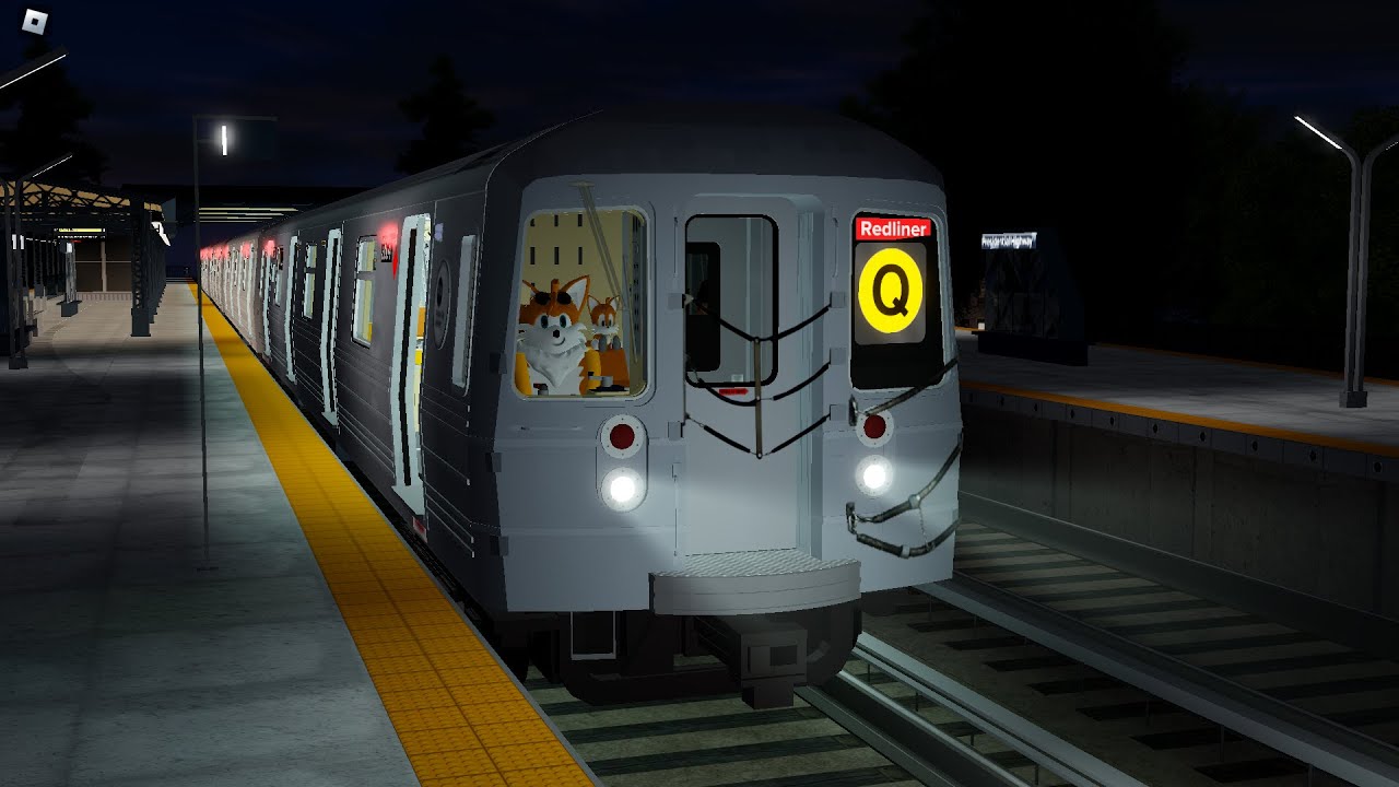 PTA Subway, R68 Redliner (MELCO) set train action. - YouTube