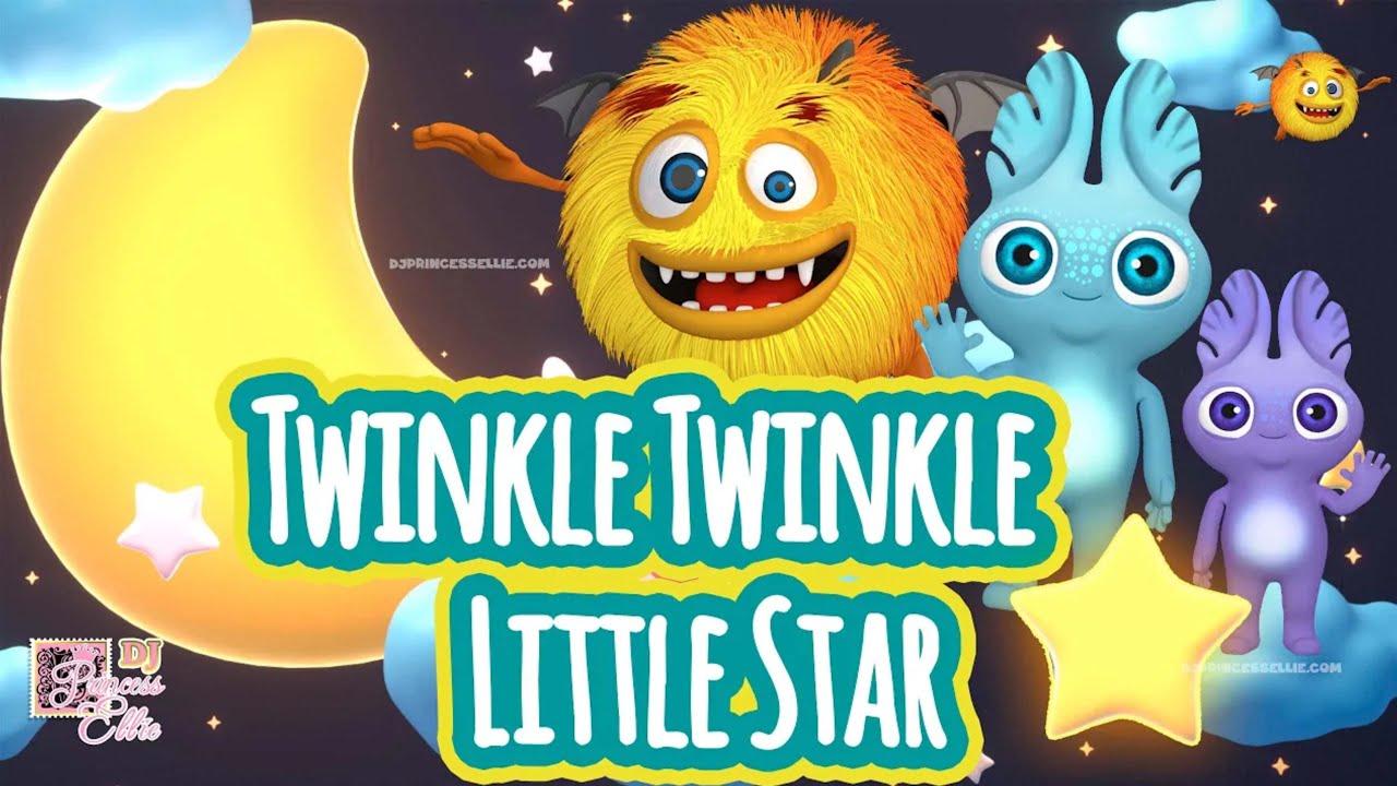 Twinkle Twinkle Little Star ⭐️ Nursery Rhymes for Kids | Cartoons for ...