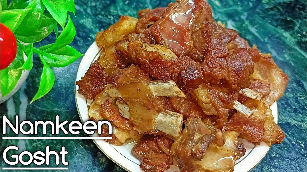 Mutton Namkeen Goast Recipe | Apna Kitchen Zayka | Mohd. Parvez ...