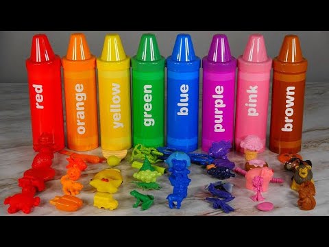 Best Learning Video for Toddlers Learn Colours With Crayon Surprises ...