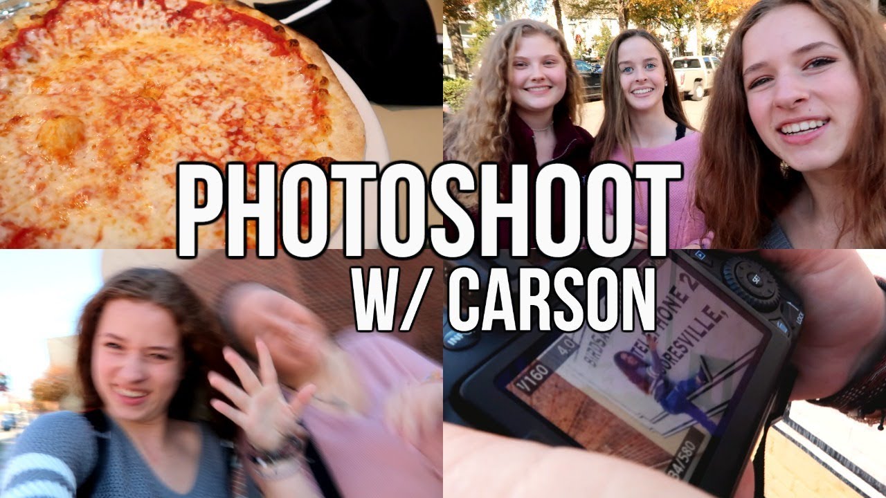 Photoshoot with Carson! November 24th, 2017! - YouTube