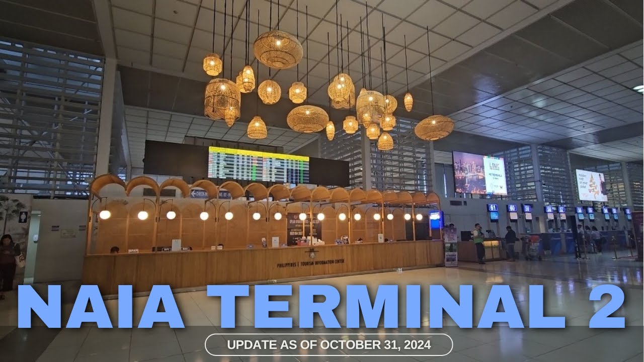 NAIA Terminal 2 Departure Area | Update as of Oct. 31, 2024 - YouTube