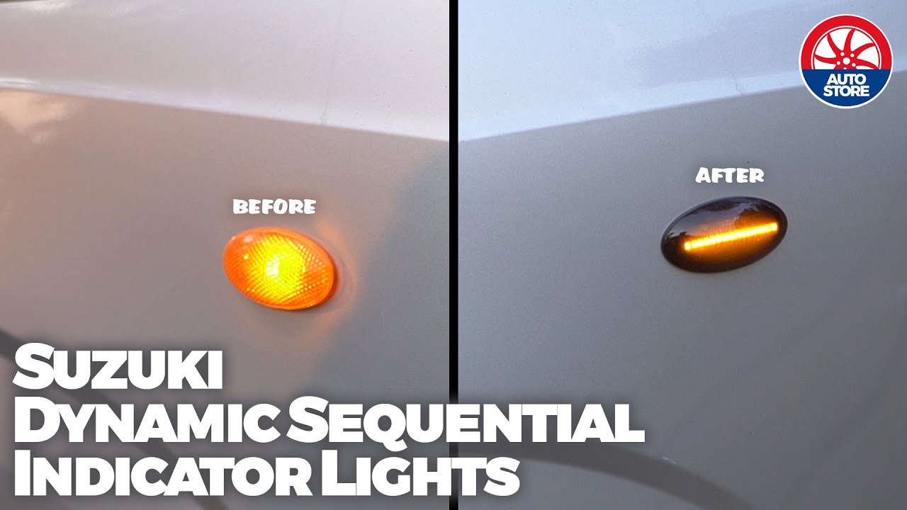 Suzuki Dynamic Sequential Indicator Lights | PakWheels Auto Store - YouTube