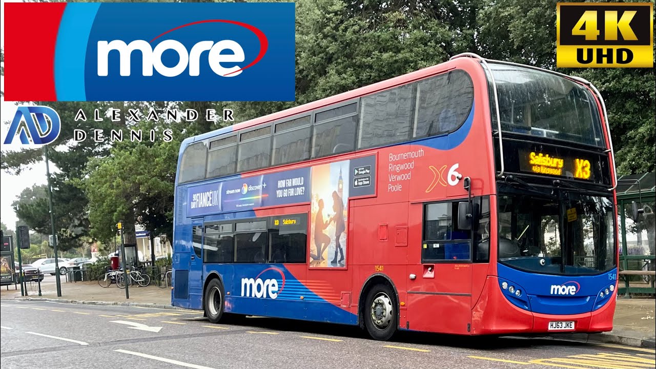  Morebus X3 Bournemouth To Salisbury Via Boscombe Ringwood ADL