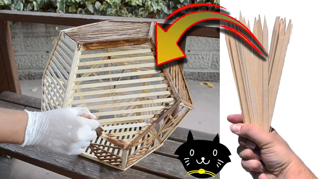Bamboo Wood BBQ / DIY Amazing Cat House for 5 Beautiful Kittens no : 3 ...