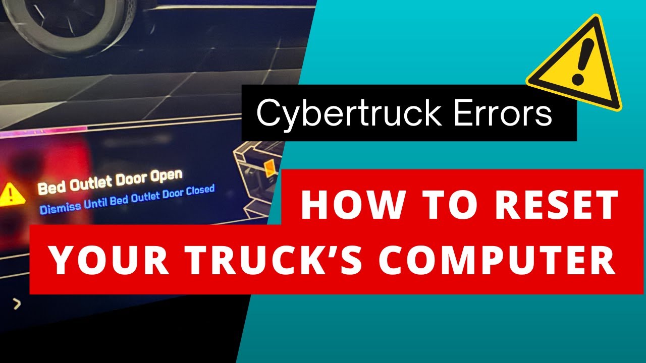 How to Reset Your Tesla Cybertruck Computer | Quick & Easy Steps - YouTube