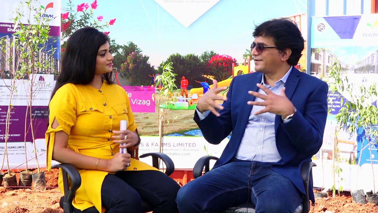 Mr. Nanada Kishore Interview - Ramky One Krystal - Bhoomi Pooja - YouTube