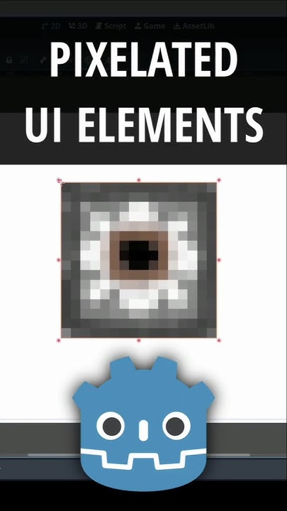 How to Pixelate UI Elements in Godot 4 #godot #gamedev #indiedev - YouTube