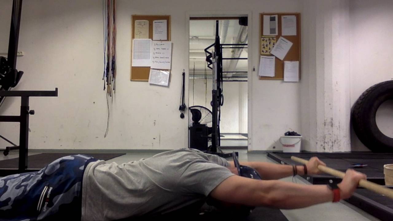 PVC Prone Lifts Shoulder Width - YouTube