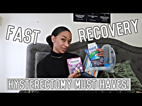HYSTERECTOMY MUST HAVES| HYSTERECTOMY RECOVERY ITEMS TO KEE NEAR YOUR ...