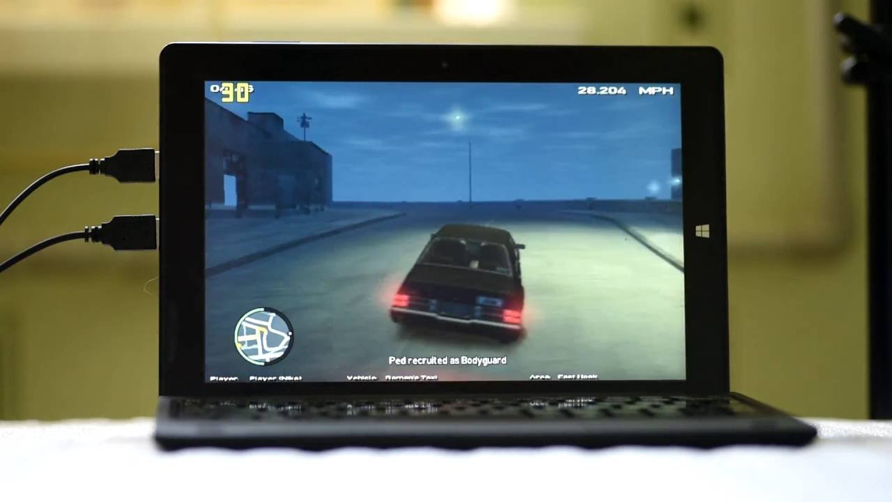 Chuwi Hi10 Tablet Gaming test - Grand Theft Auto IV (GTA 4) - YouTube