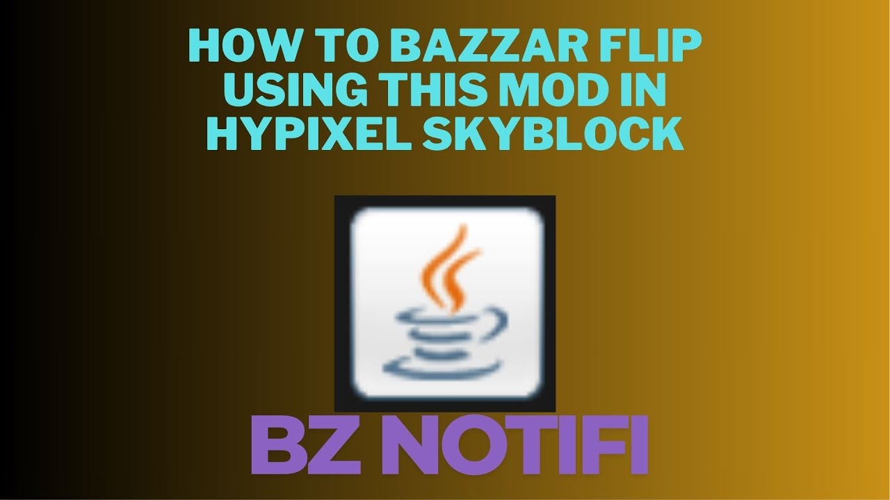 How to bazzar flip using this mod in (Hypixel Skyblock) - YouTube
