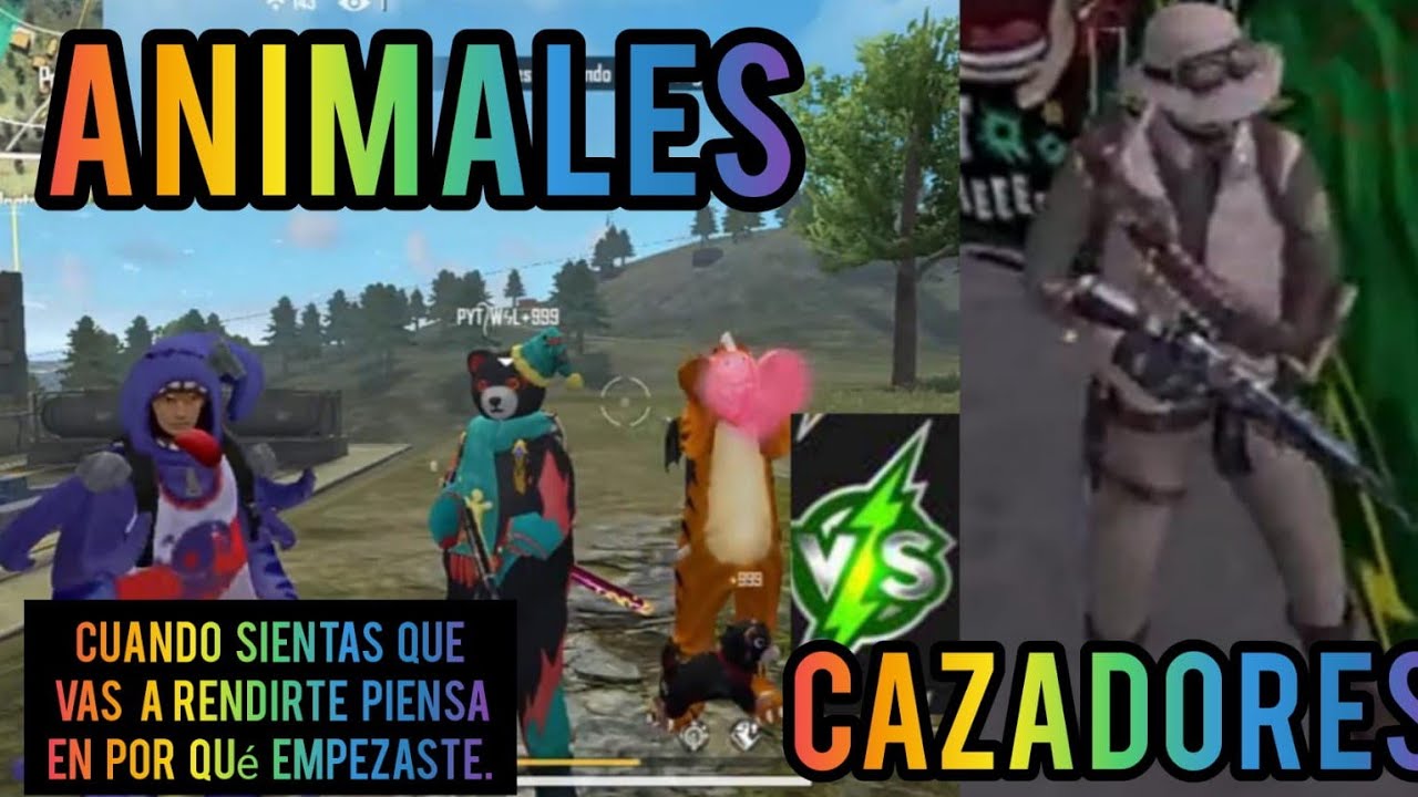 CAZADORES VS ANIMALES ÉPICA PARTIDA FREE FIRE // TIGER 4E FC - YouTube