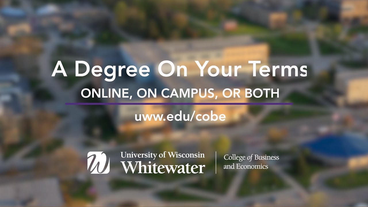 UW-W CoBE Online, On Campus, or Both - YouTube