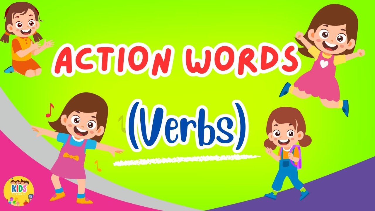 Action Verbs for Children |Action Words ESL | Learn Action Verbs |Kids ...