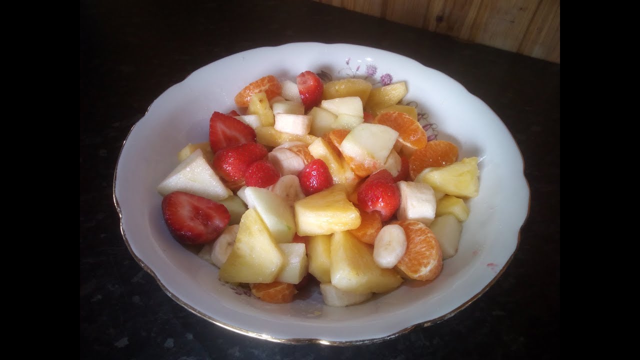 Ensalada de frutas o macedonia. Perfecto en verano - YouTube