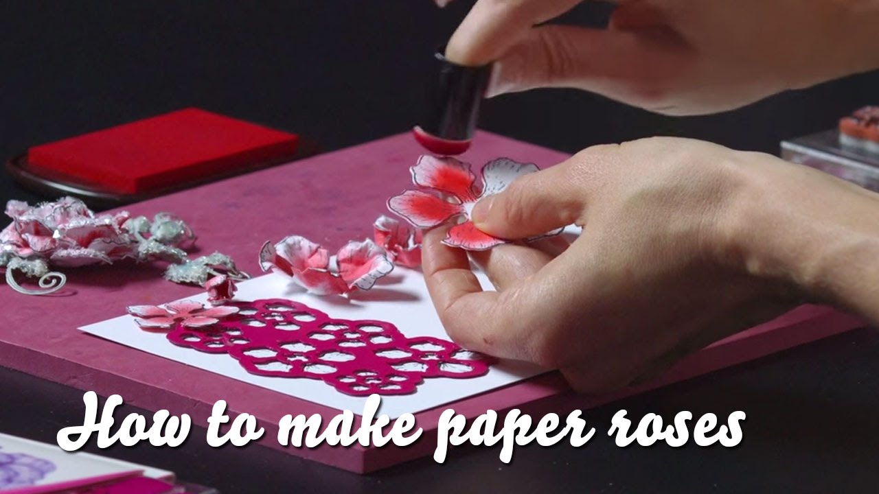 How to Create Dimensional Roses - Classic Rose Collection - YouTube