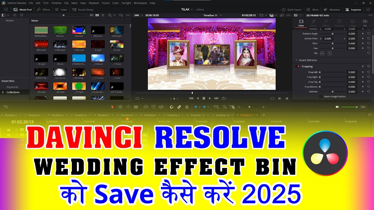 Davinci resolve me bin export kaise kare | Davinci resolve me wedding ...