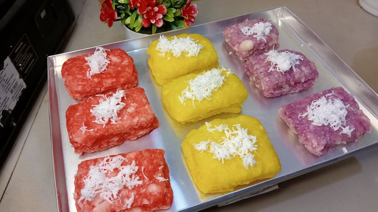 pertama kali bikin kue getuk singkong bikin nya simpel banget - YouTube