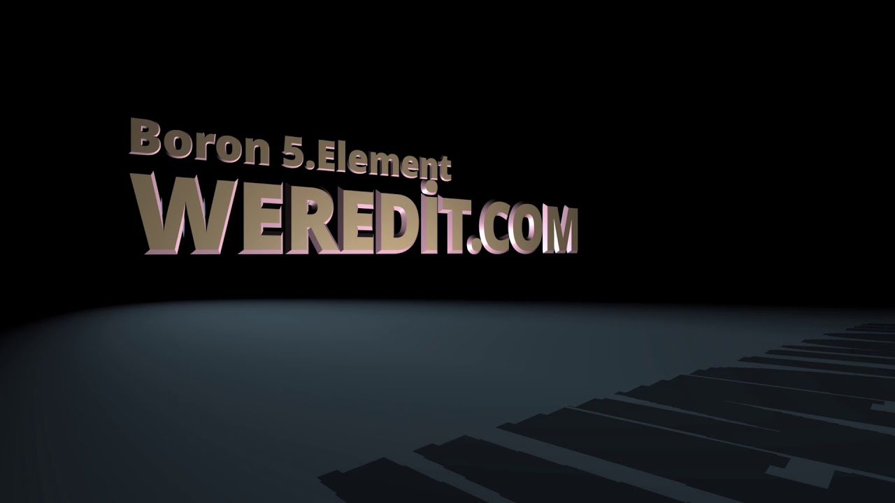 Boron 5 Element of Periodic Table Periyodik Tablo Bor Elementi Kısa ...