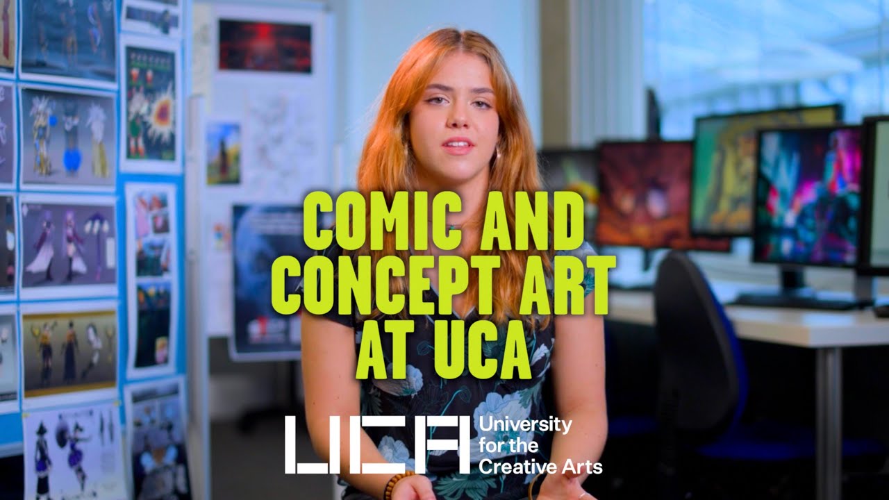 Comic and Concept Art at UCA - YouTube
