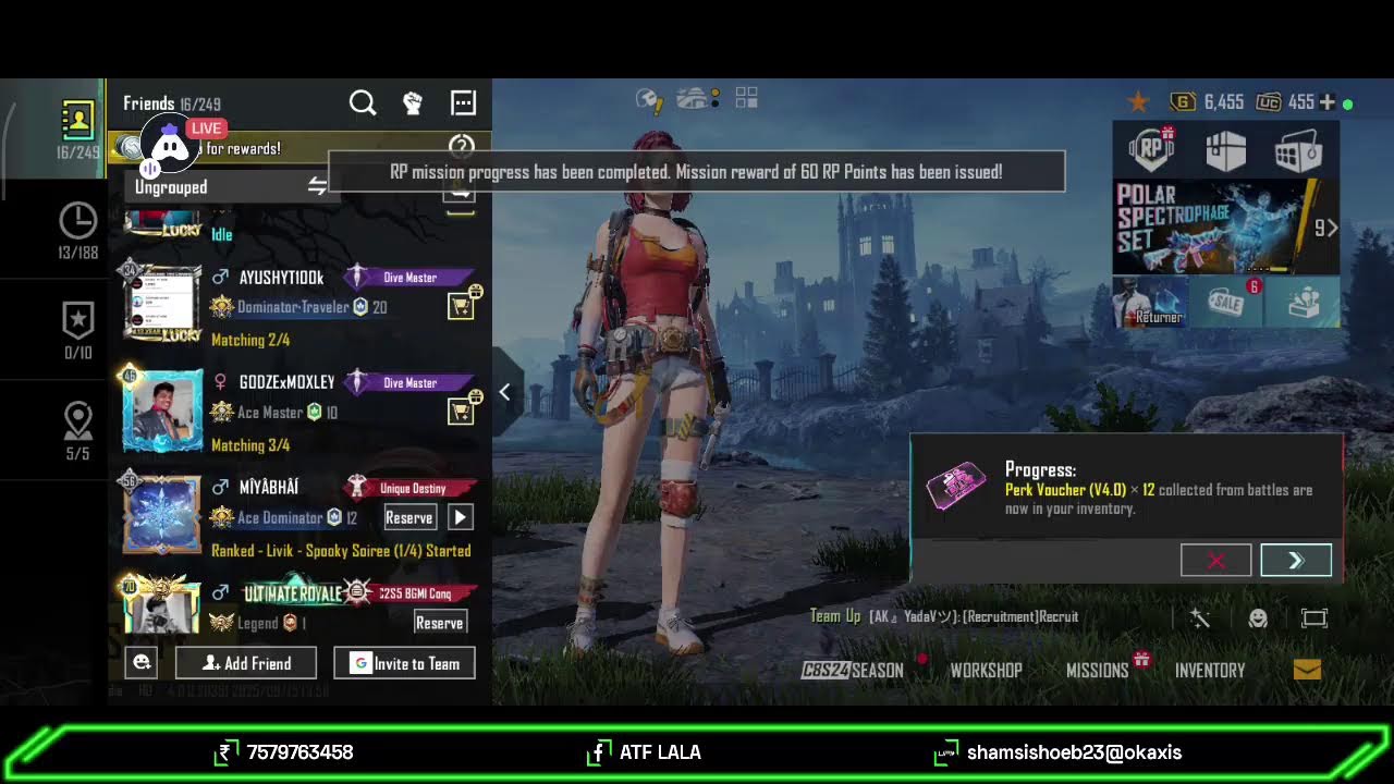 Live Bgmi After Long Time Come Join Us. - YouTube