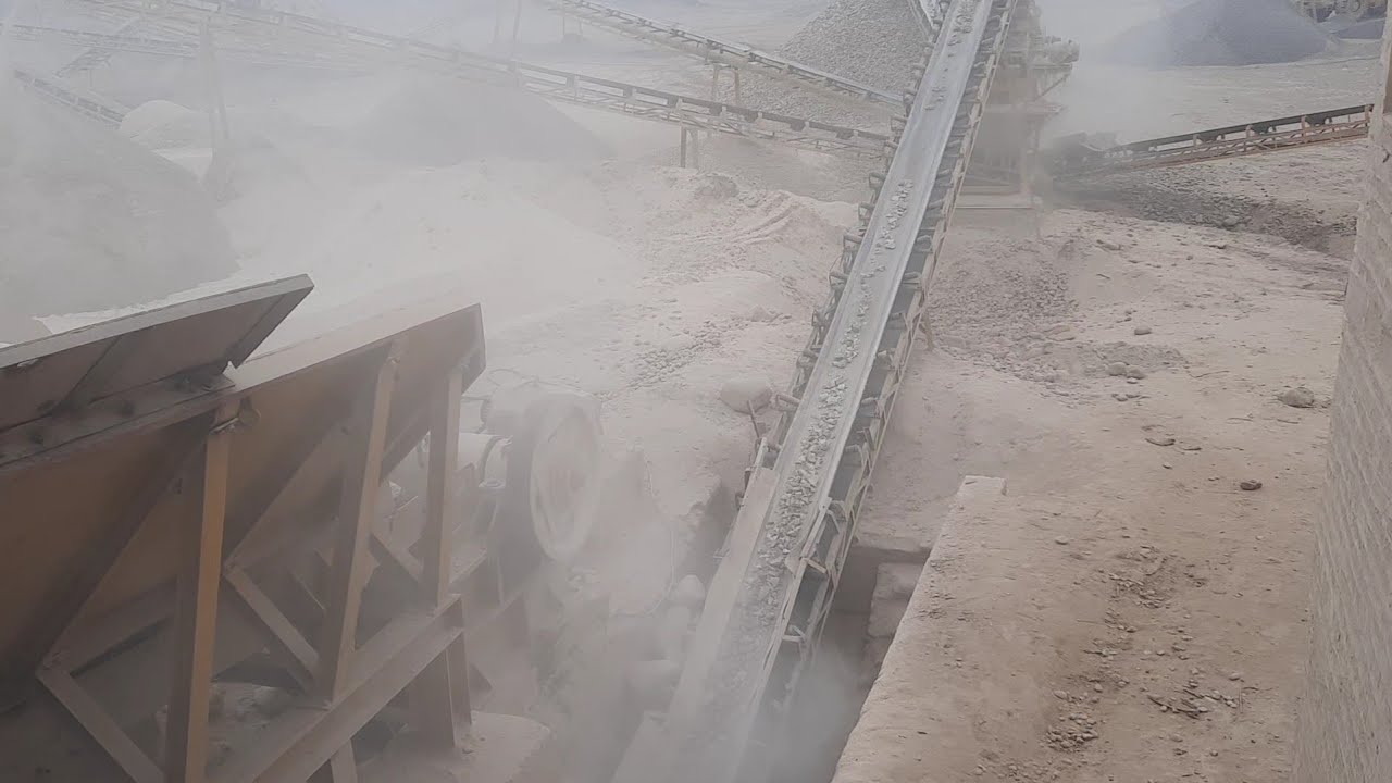 Crushing Of Stones Into Small Pieces 😎 - YouTube